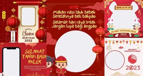 17 Link Twibbon Sambut Tahun Baru Imlek Terbaru 2023 Dengan Desain