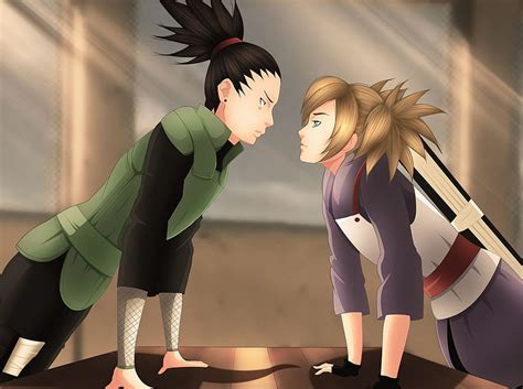 Temari Naruto Ninja Black Hair Shikamaru Nara Brown HD Wallpaper