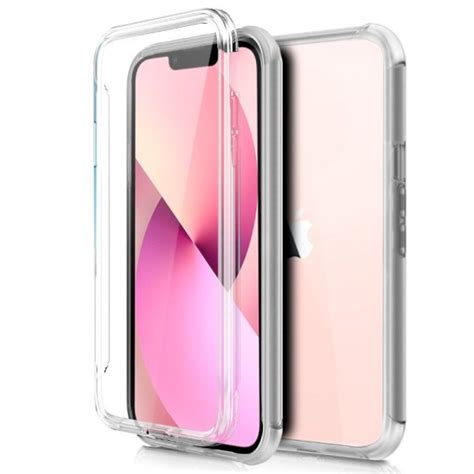 Funda COOL Silicona 3D Para IPhone 13 Transparente Frontal Trasera