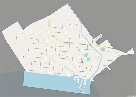 Map Of Seadrift City Thong Thai Real