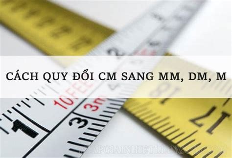 1cm bằng bao nhiêu mm Cách quy đổi cm sang mm dm m