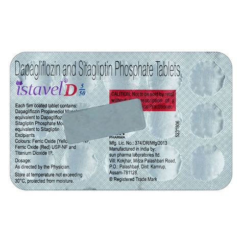 Istavel D 5 Mg 50 Mg Tablet 15 S Price Uses Side Effects Composition