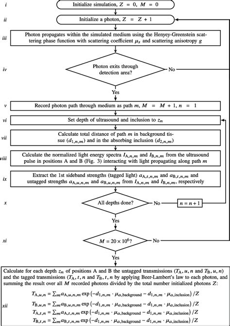overview of the simulation steps in the monte carlo and photon tagging download scientific