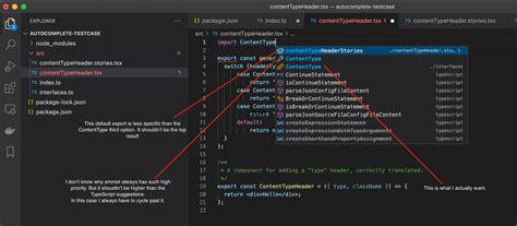typescript and emmet suggestions show up in the wrong order · issue 145877 · microsoft vscode