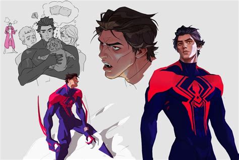 Gwen Stacy Miguel O Hara Spider Man Miles Morales Peter B Parker