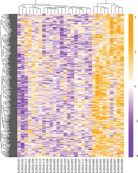 Hierarchical Clustering Heat Map Of All Degs In Af Yellow Is