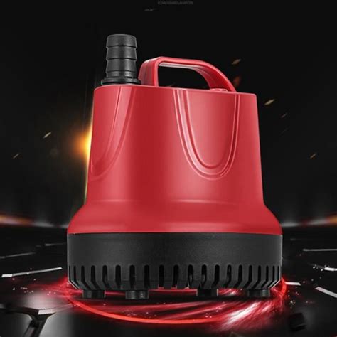 Rouge 60w Pompe à eau Ultra silencieuse Submersible avec bec pour