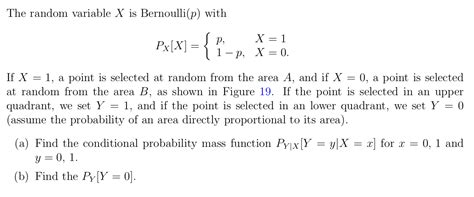 solved the random variable x is bernoulli p with px[x] {