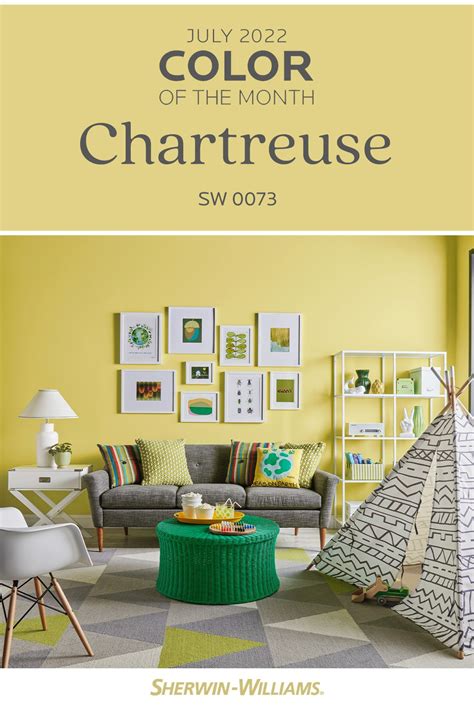 Sherwin Williams 2022 July Color Of The Month Green Walls Living Room