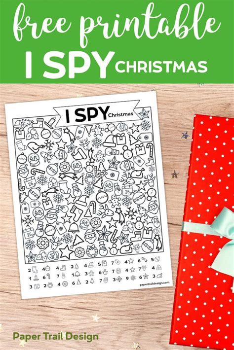 Free Printable I Spy Christmas Activity Artofit