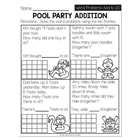 Math Word Problems St Grade