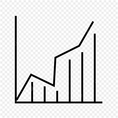Business Graphs Clipart Vector Business Graph Line Black Icon