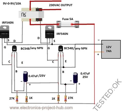 V Motor Mosfet Circuit Diagram