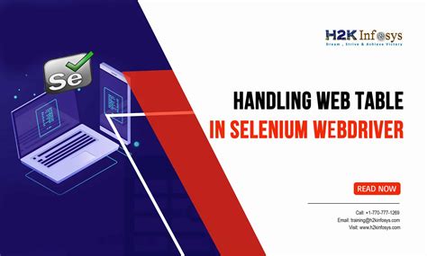 how to handle web table in selenium webdriver h2kinfosys blog