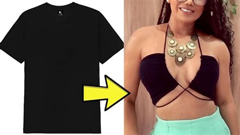 DIY como fazer cropped sem máquina de costura top4 YouTube