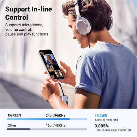 Snapklik UGREEN USB C To 3 5mm Audio Adapter 3 In 1 Charger And
