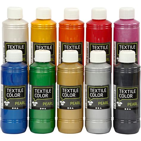 Set 10 Vopsele Pentru Textile 250 Ml Multicolor EMAG Ro