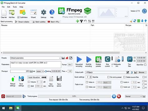 FFmpeg Batch AV Converter 3 0 7