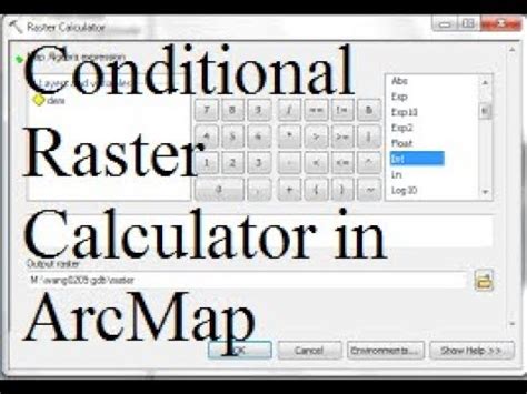 How To Write And Execute Conditional Con Raster Calculator In ArcMap