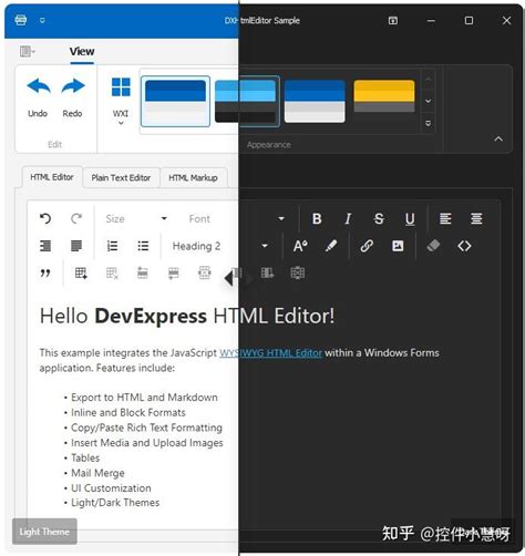 DevExpress中文教程如何将DevExtreme JS HTML编辑器集成到WinForms应用 知乎