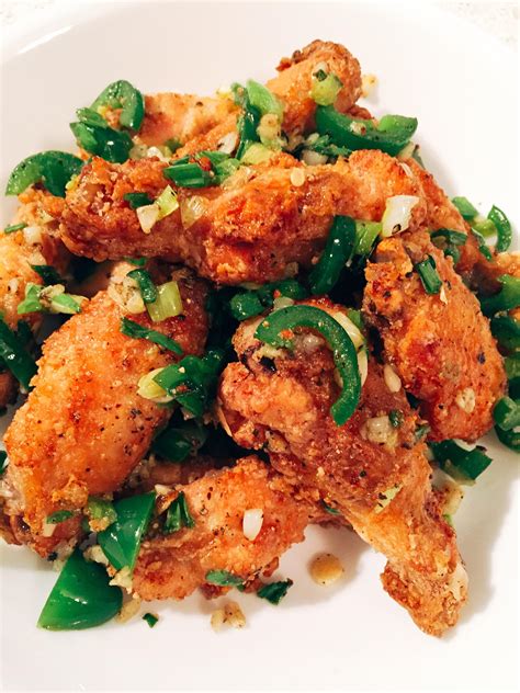 Homemade Salt And Pepper Chicken Wings In Air Fryer R Food