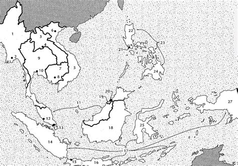 Southeast Asia Map Diagram Quizlet