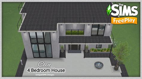 Modern Bedroom House Design The Sims Freeplay House Tour Floor