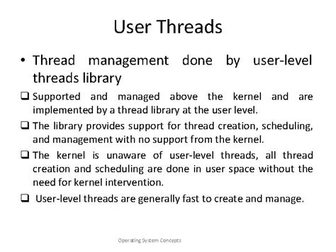 chapter 5 threads overview multithreading models threading issues