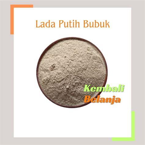 Lada Putih Merica Putih Bubuk 100 Gram Lazada Indonesia