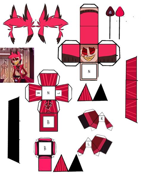 Alastor Papercraft Hazbin Hotel En 2024 Plantillas Para Imprimir