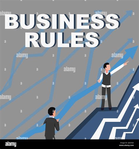Inspiration zeigt Zeichen Geschäftsregeln Business Overview eine