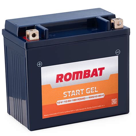 Baterie Moto GEL ROMBAT RMG12 BS C 12V 12Ah SmallGear