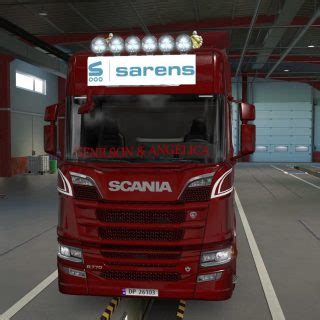 BIG LIGHTBOX SCANIA R ET S 2016 SARENS 1 39 ETS2 ETS2 Mod ATS Mod