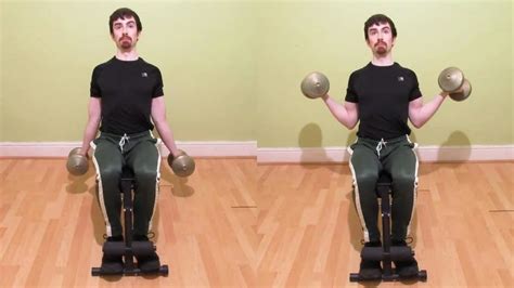 Seated Dumbbell Curls Complete Bicep Tutorial Atelier Yuwa Ciao Jp