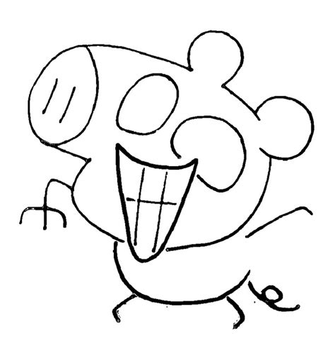 omalovánky FNF Peppa George Omalovánky