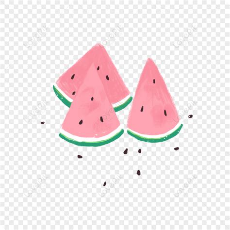 A Few Slices Of Watermelon PNG Transparent Background And Clipart Image