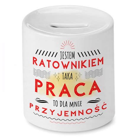 Skarbonka Dla Ratownika Na Urodziny Prezent Z Nadrukiem Ze Zdj Ciem