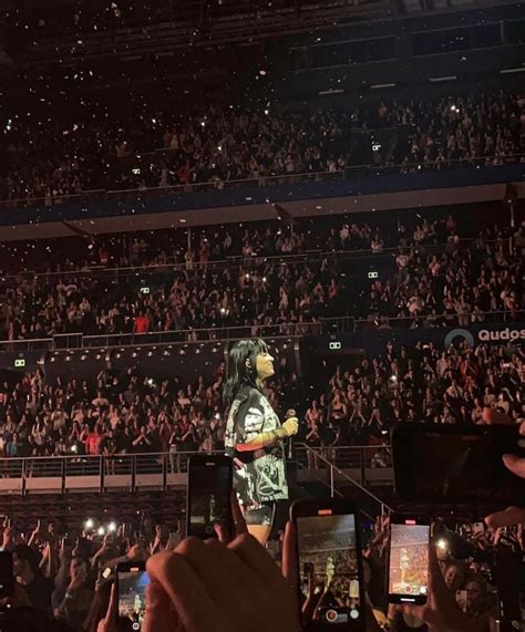 Billie Eilish Performing At The Qudos Bank Arena In Sydney Australia
