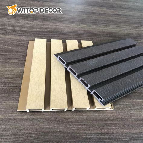 Eco Friendly Co Extrusion WPC Wall Cladding Composite Plastic Fence