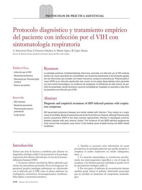 PDF Protocolo Diagn Stico Y Tratamiento Emp Rico Del Paciente Con