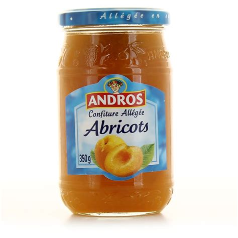 Livraison à domicile Andros Confiture allégée d abricot 350g