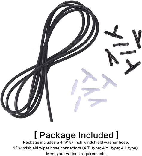 Buy Chevrom Windshield Washer Hose Kit Washer Fluid Hose 4 Meter With