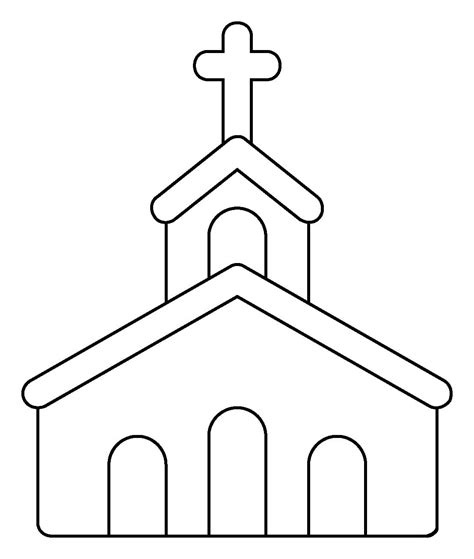 Desenhos De Igreja Para Colorir