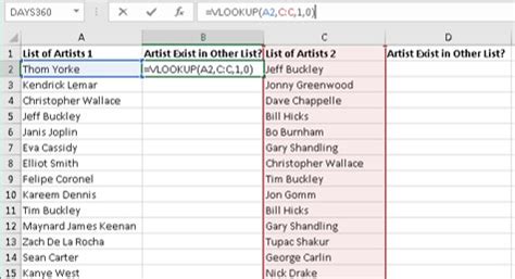 How Is Vlookup Used To Compare Two Columns In Excel Earn And Excel