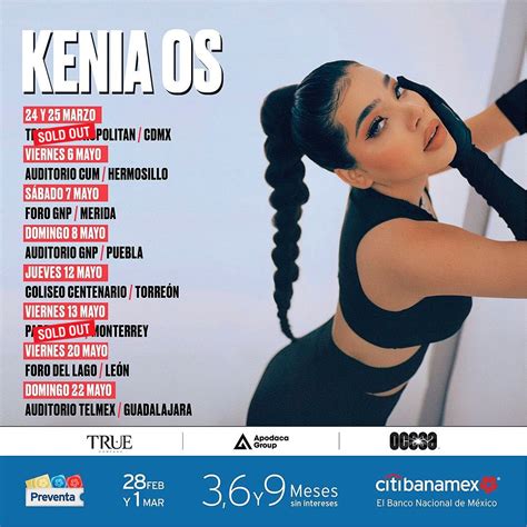 Kenia Os Tweets On Twitter KeniaOS Hace SOLD OUT Para Su Concierto