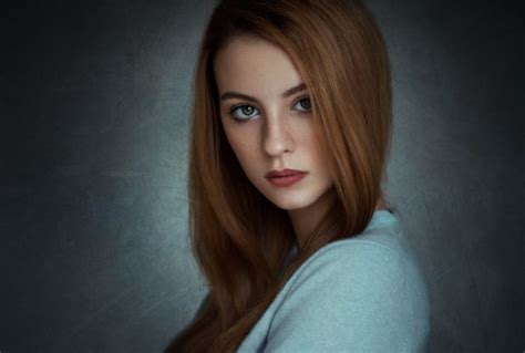 Wallpaper Face Women Redhead Model Long Hair Glasses In Bed