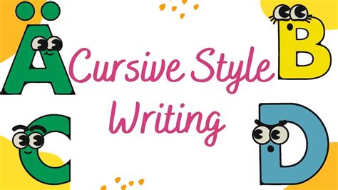 Cursive Style Writing For Preschool Small Alphabets In Cursive