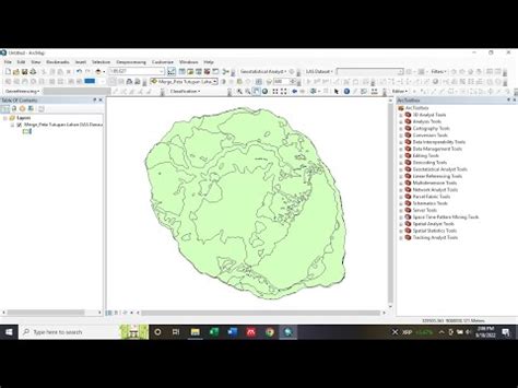 Tutorial Menggabungkan Dan Memisahkan Poligon Melalui Aplikasi ArcGIS