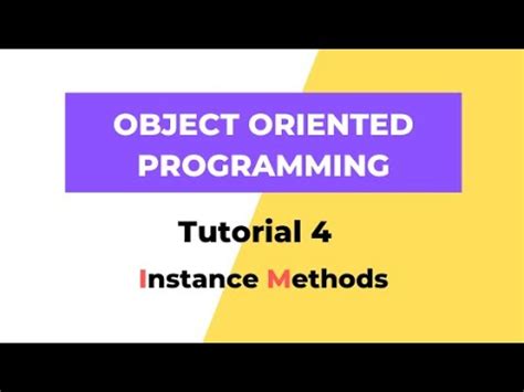Instance Methods Python 3 OOPS Tutorial 4 YouTube