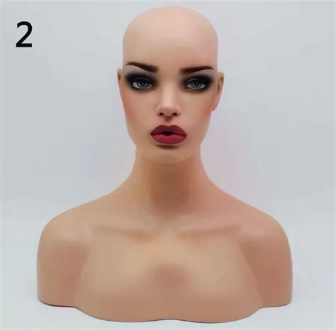 Aliexpress Buy New 1PC Female Realistic Mannequin Head Fiberglass